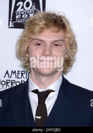 Evan Peters attending FX's "American Horror Story: Coven" screening, held at the Pacific Design ...