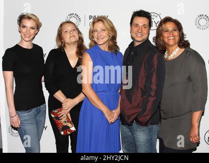 Betty Gilpin attending a photocall for "Nurse Jackie" held at The Paley ...