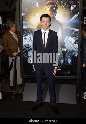 Asa Butterfield attending the "Ender's Game" premiere held at the TLC ...