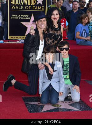Perry Farrell, Etty Farrell, Hezron Farrell and Izzadore Farrell during ...