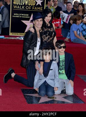 Perry Farrell, Etty Farrell, Hezron Farrell and Izzadore Farrell during ...