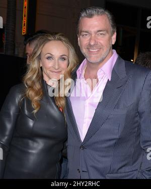 Ray Stevenson, Elisabetta Caraccia attending the 'Thor: The Dark World ...