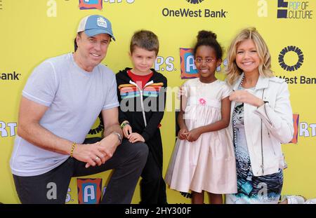 Kevin Nealon, Gable Nealon, Susan Yeagley attending The Beatles LOVE ...