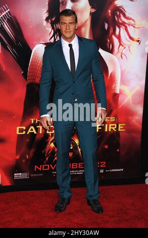 Alan Ritchson attending the Hunger Games: Catching Fire premiere in Los ...
