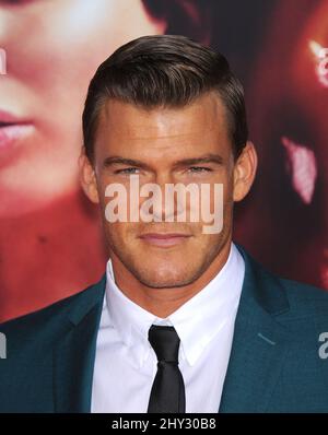Alan Ritchson attending the Hunger Games: Catching Fire premiere in Los ...