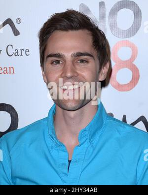 Nick Uhas attends the NOH8 Campaign 5th Anniversary Celebration held at ...
