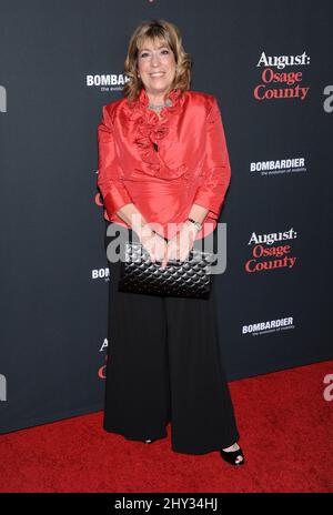 Sheila G. Mains attending the premiere of "August: Osage County" at ...