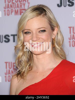 Amy Smart attends the "Justified" Season 5 Premiere at the DGA, Los ...