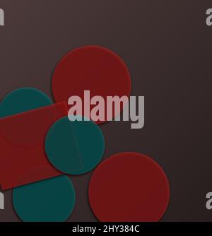 Abstract grey circles illustration background Stock Photo - Alamy