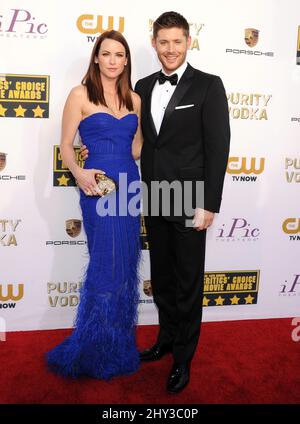 Jensen Ackles, Danneel Ackles attending the 19th Annual Critics' Choice ...