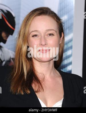Jennifer Ehle attends the Robocop premiere at the Chinese Theatre, Los ...