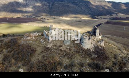 An aerial view of the ancient Turna castle, Slovakia Stock Photo - Alamy