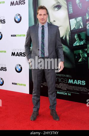 Ryan Hansen attending the premiere of Veronica Mars in Los Angeles ...