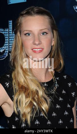 Heather Morris arriving for the 100th Episode Celebration of Glee held ...