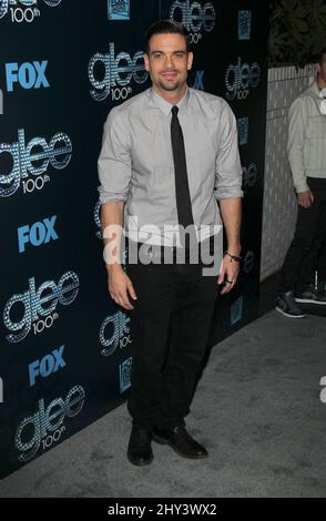 Mark Salling arriving for the 100th Episode Celebration of Glee held at ...