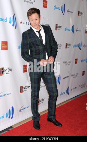Guy Wilson attending the 25th Annual GLAAD Media Awards held at the ...