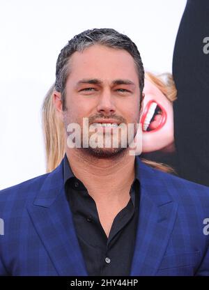 Taylor Kinney arrives at the Los Angeles premiere of "The Other Woman ...