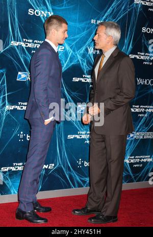 Andrew Garfield, Campbell Scott attends Amazing Spider-Man 2 New York ...