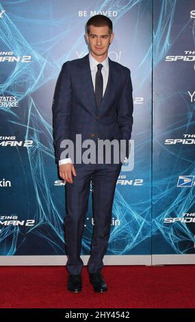 Andrew Garfield attends Amazing Spider-Man 2 New York Premiere, held at ...