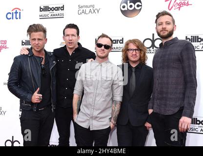 OneRepublic arrives at the Billboard Music Awards, at the MGM Grand ...