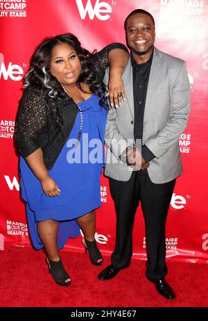 Tanisha Thomas and Clive Muir attending the "Marriage Boot Camp ...