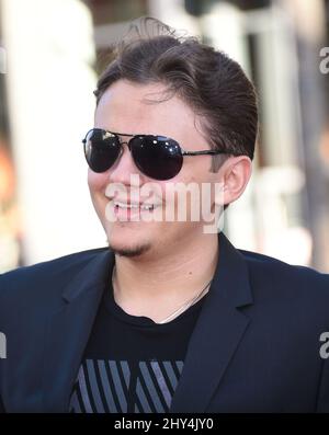 Prince MIchael Jackson attending the premiere for the seventh and final ...