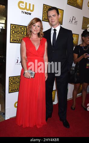 Colin Hanks and Samantha Bryant attending the Vanity Fair Oscar Party ...