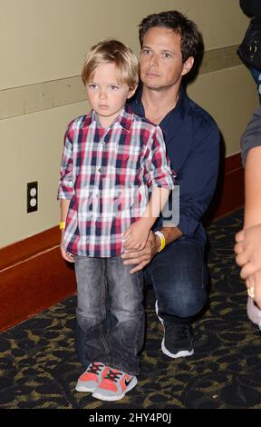 Scott Wolf, son Jack Wolf at the Ringling Bros. and Barnum & Bailey ...