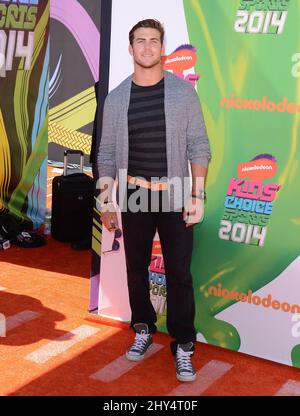 Cooper Helfet attending the Nickelodeon Kids' Choice Sports Awards held ...
