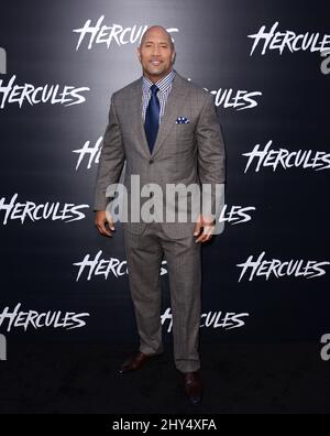 Dwayne Johnson attends the "Hercules" Los Angeles Premiere held at TCL ...
