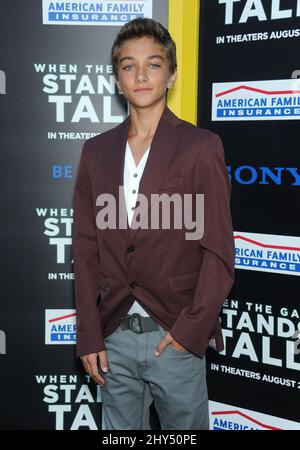 Gavin Casalegno at the When The Game Stands Tall Premiere at the ...