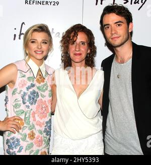 Chloe Grace Moretz and Gayle Forman attending the New York premiere of ...