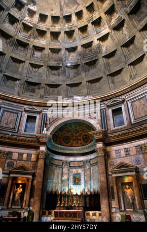 Pantheon, or Santa Maria della Rotunda from Antichità di Roma ...