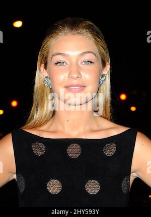 Gigi Hadid attending the Harper's BAZAAR Celebrates Icons by Carine ...
