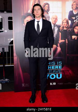 Adam Driver attending the the premiere of 'This Is Where I Leave You ...