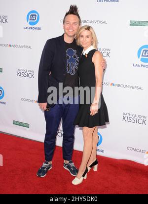 Mark Hoppus, Skye Everly attending the 2014 LA's Promise Gala, Los ...