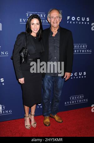 Christopher Lloyd attending "The Theory of Everything" premiere held at ...