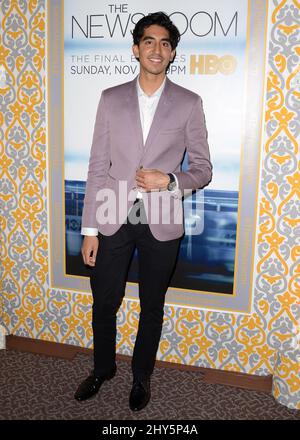 Dev Patel attending "The Newsroom" Season 3 Los Angeles Premiere held ...