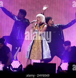 Rita Ora performs during KIIS FM's Jingle Ball concert held at Staples ...