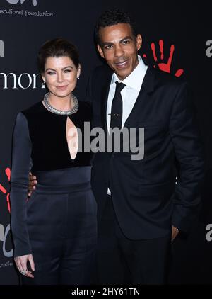Ellen Pompeo and Chris Ivery attending the first annual Diamond Ball ...