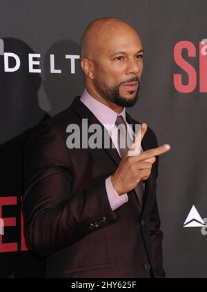 Common attending the "Selma" New York Premiere, held at the Ziegfeld ...