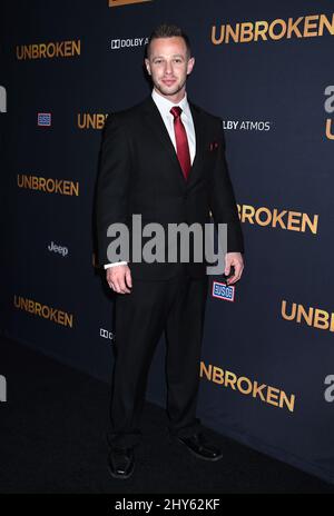 Ryan Ahern attending the 'Unbroken' Premiere in Los Angeles Stock Photo ...