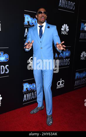 Nick Cannon attending the People Magazine Awards at the Hilton Hotel ...