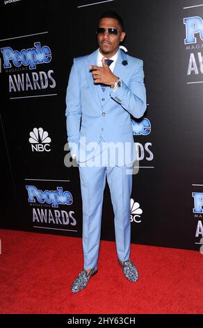 Nick Cannon attending the People Magazine Awards at the Hilton Hotel ...