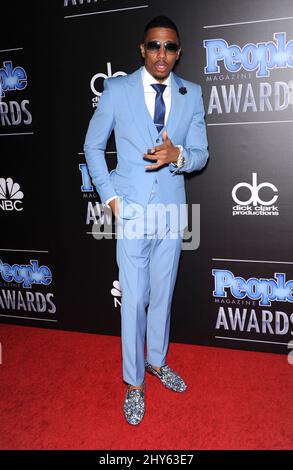 Nick Cannon attending the People Magazine Awards at the Hilton Hotel ...