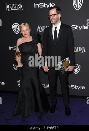 Patricia Arquette attending the InStyle and Warner Brothers Golden ...