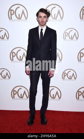 Matthew Beard arrives at the 26th Annual Producers Guild Awards at the ...