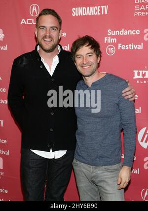 Patrick Brice and Mark Duplass attending the 2015 Sundance Film ...