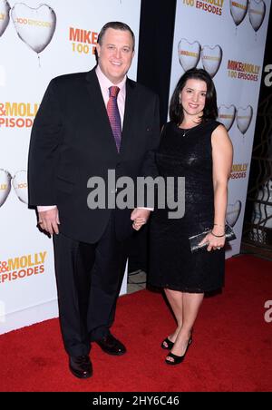 Billy Gardell and Patty Gardell attends the Mike & Molly 100th Episode ...