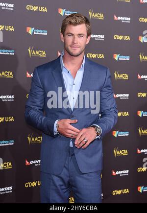 Hollywood, CA, USA. Chris Hemsworth at Blackhat Los Angeles Premiere ...
